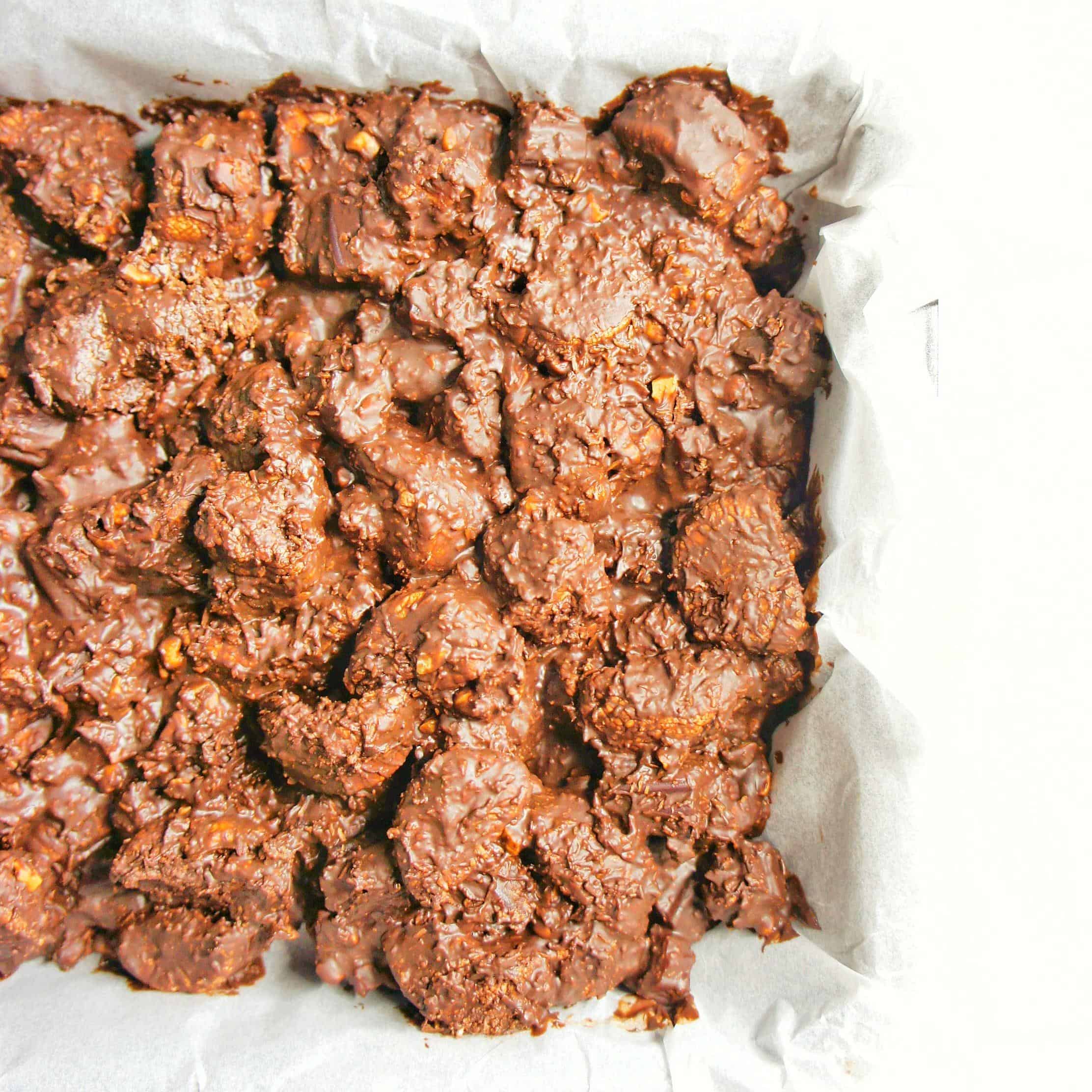 Dark Chocolate Rocky Road | Sweet Caramel Sunday