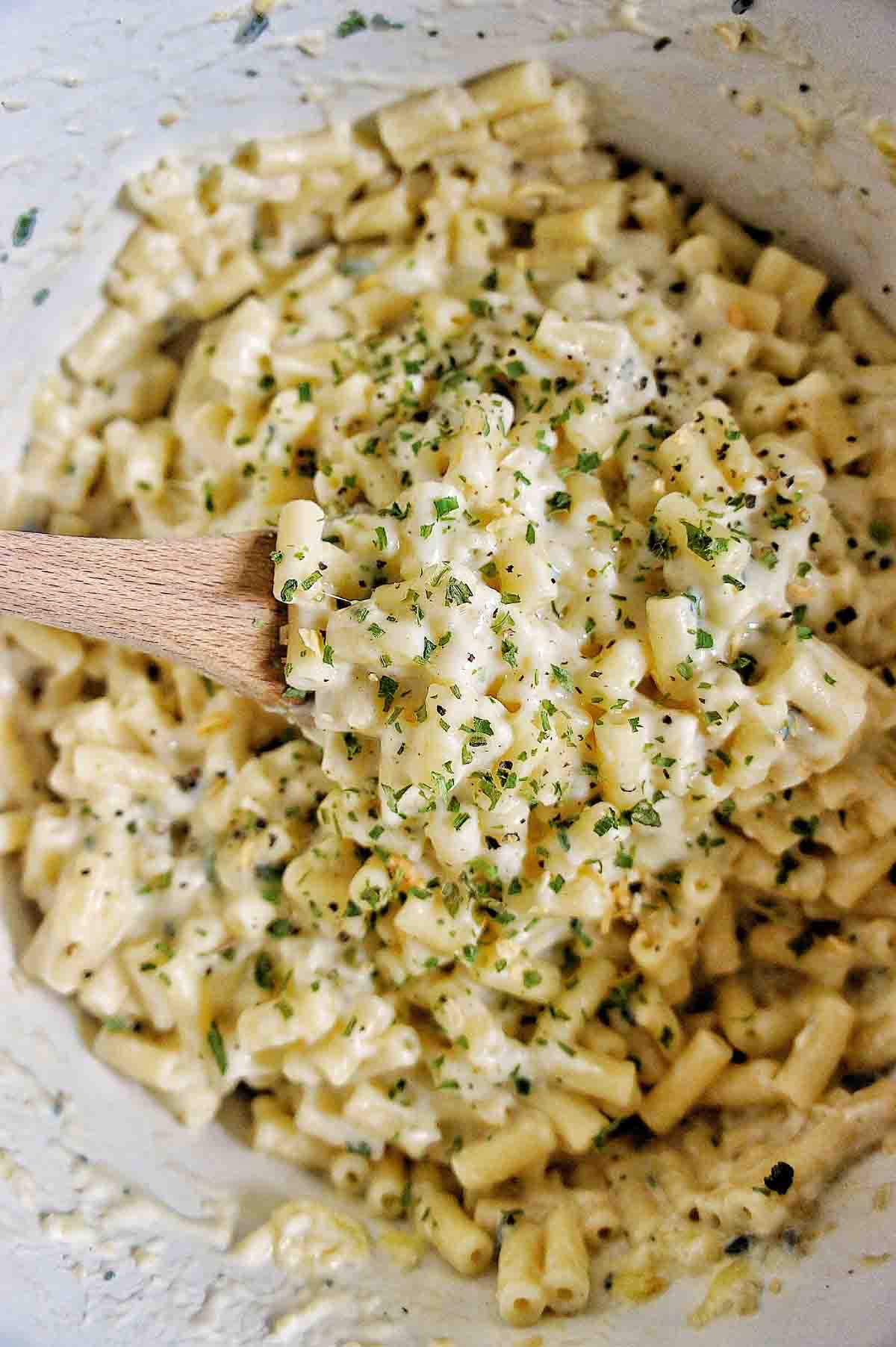 Blue Cheese Mac and Cheese | Sweet Caramel Sunday