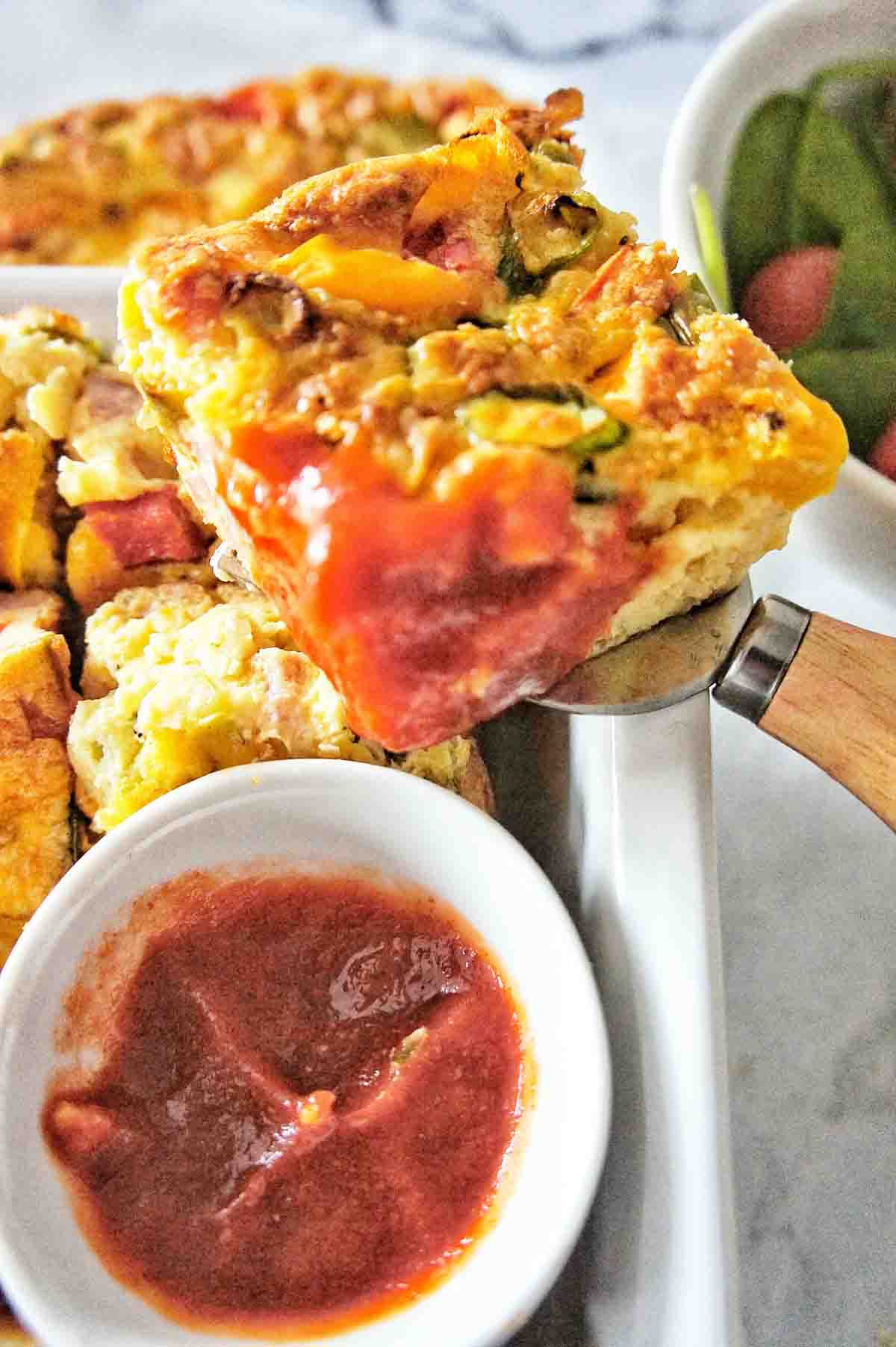 Bacon and Egg Slice | Sweet Caramel Sunday