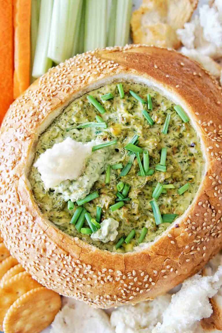 Spinach Cob Loaf | Sweet Caramel Sunday