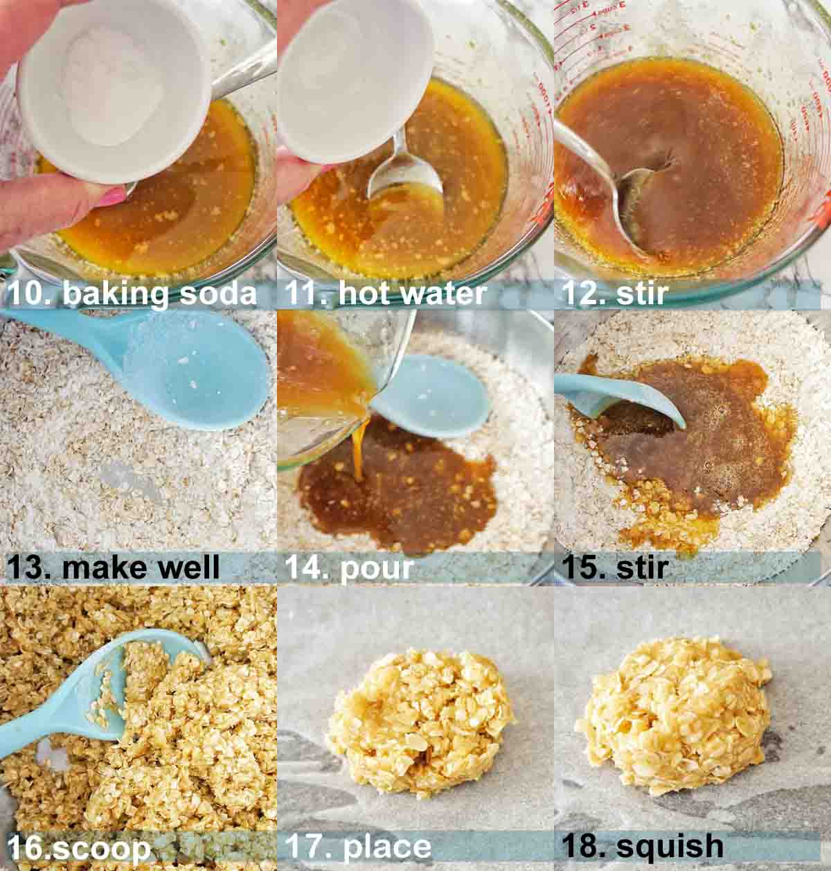 Anzac Biscuits (Rolled Oat Biscuits) | Sweet Caramel Sunday