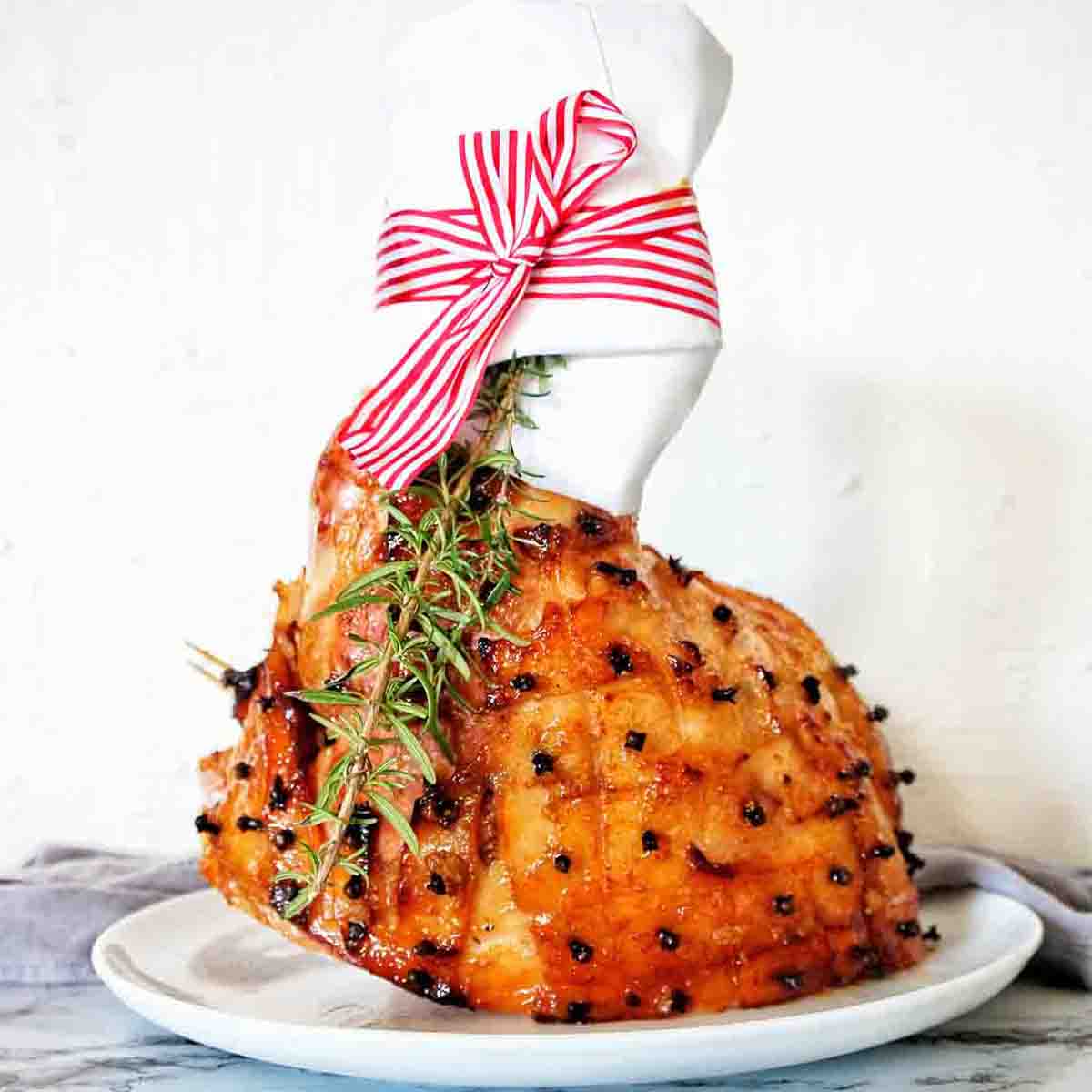 Bourbon Glazed Ham - Sweet Caramel Sunday