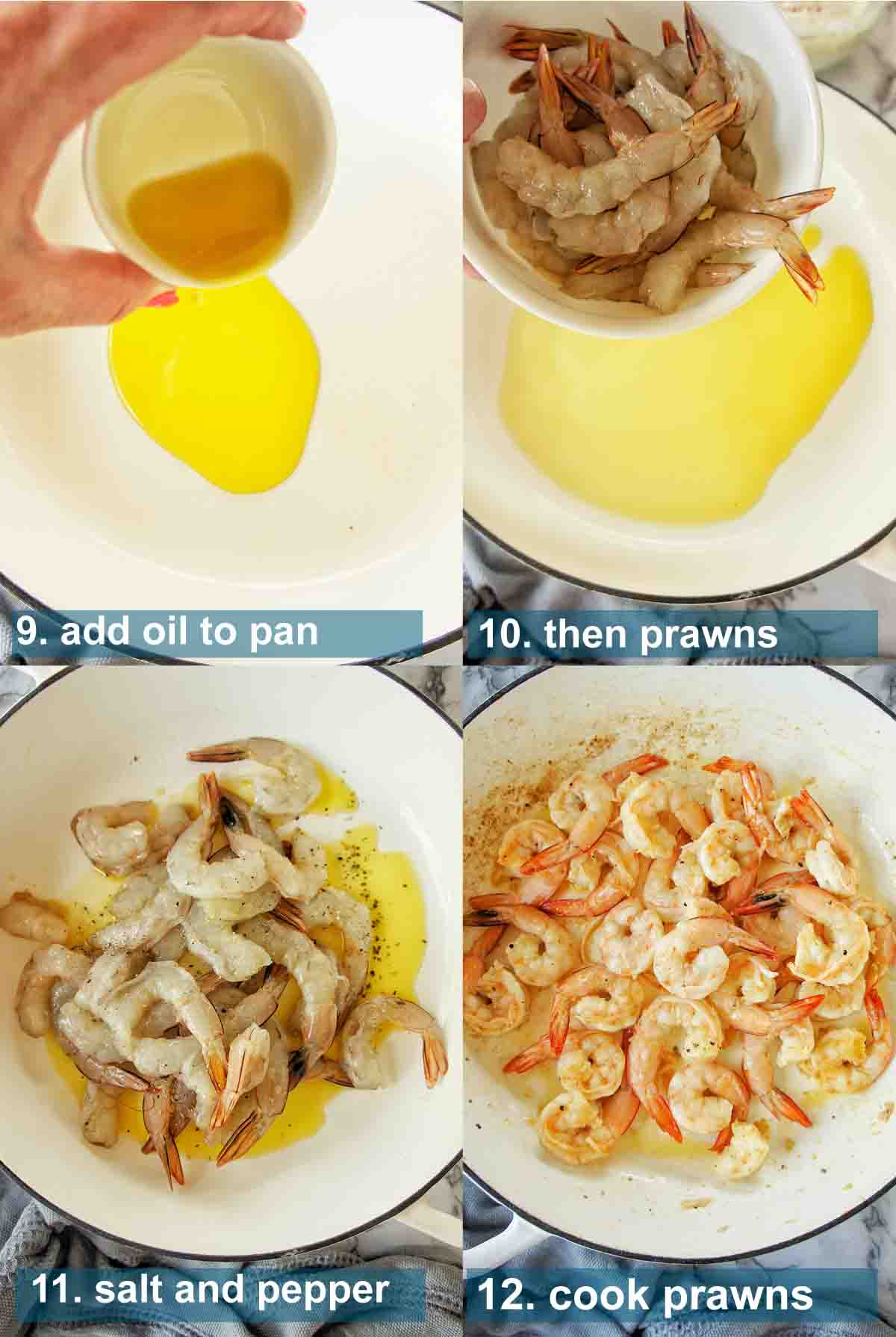 Creamy Garlic Prawns | Sweet Caramel Sunday