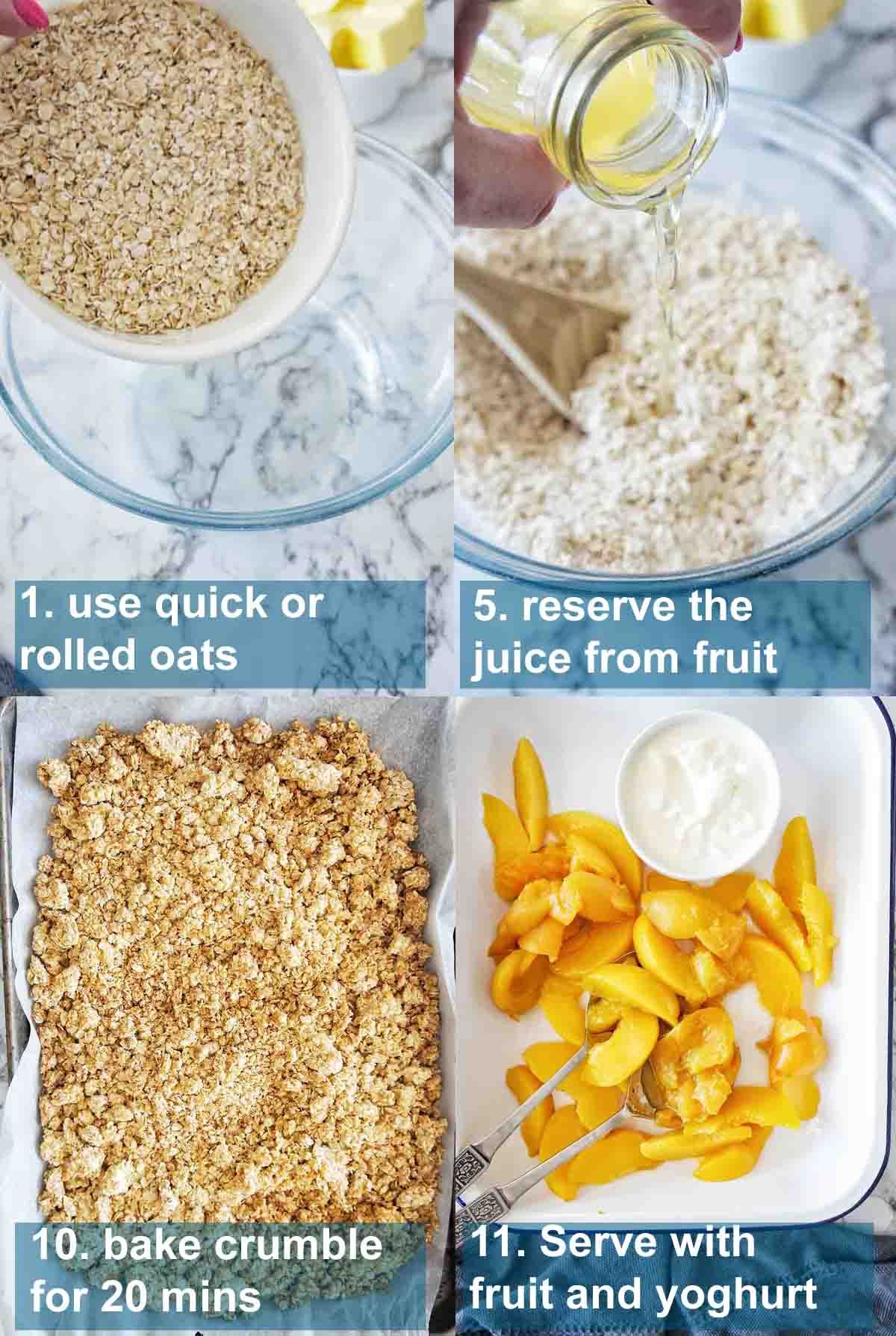 Fruit Crumble | Sweet Caramel Sunday