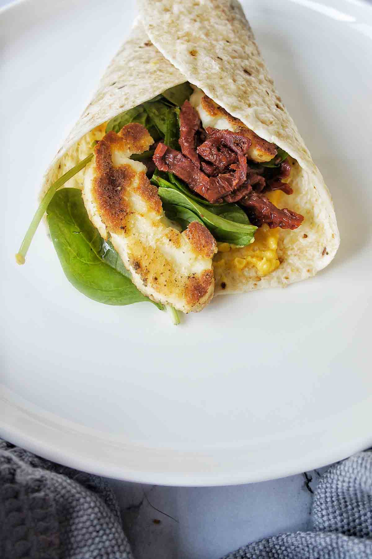 Haloumi Wrap | Sweet Caramel Sunday
