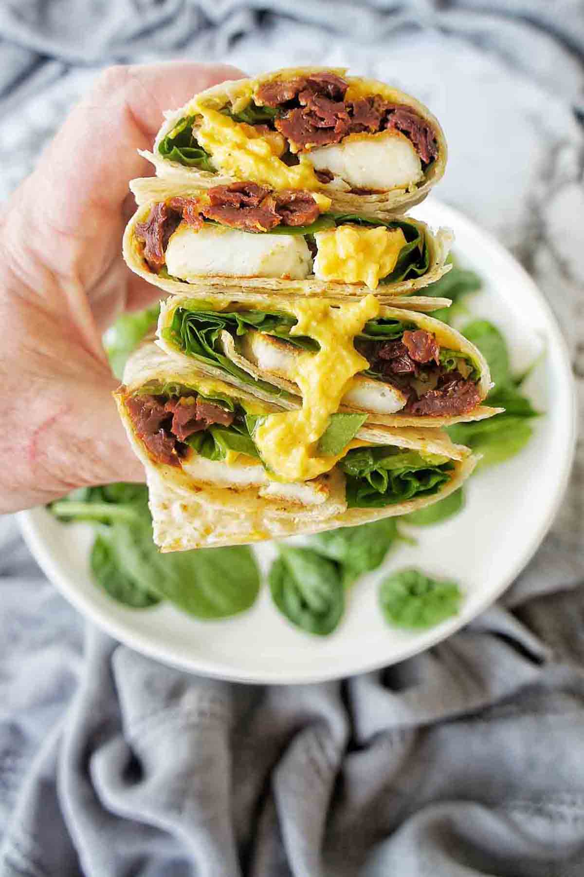 Haloumi Wrap | Sweet Caramel Sunday