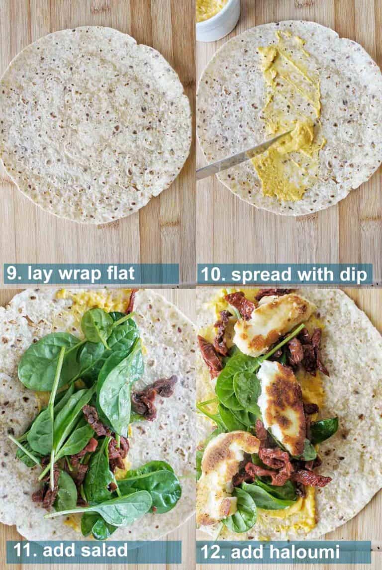 Haloumi Wrap | Sweet Caramel Sunday