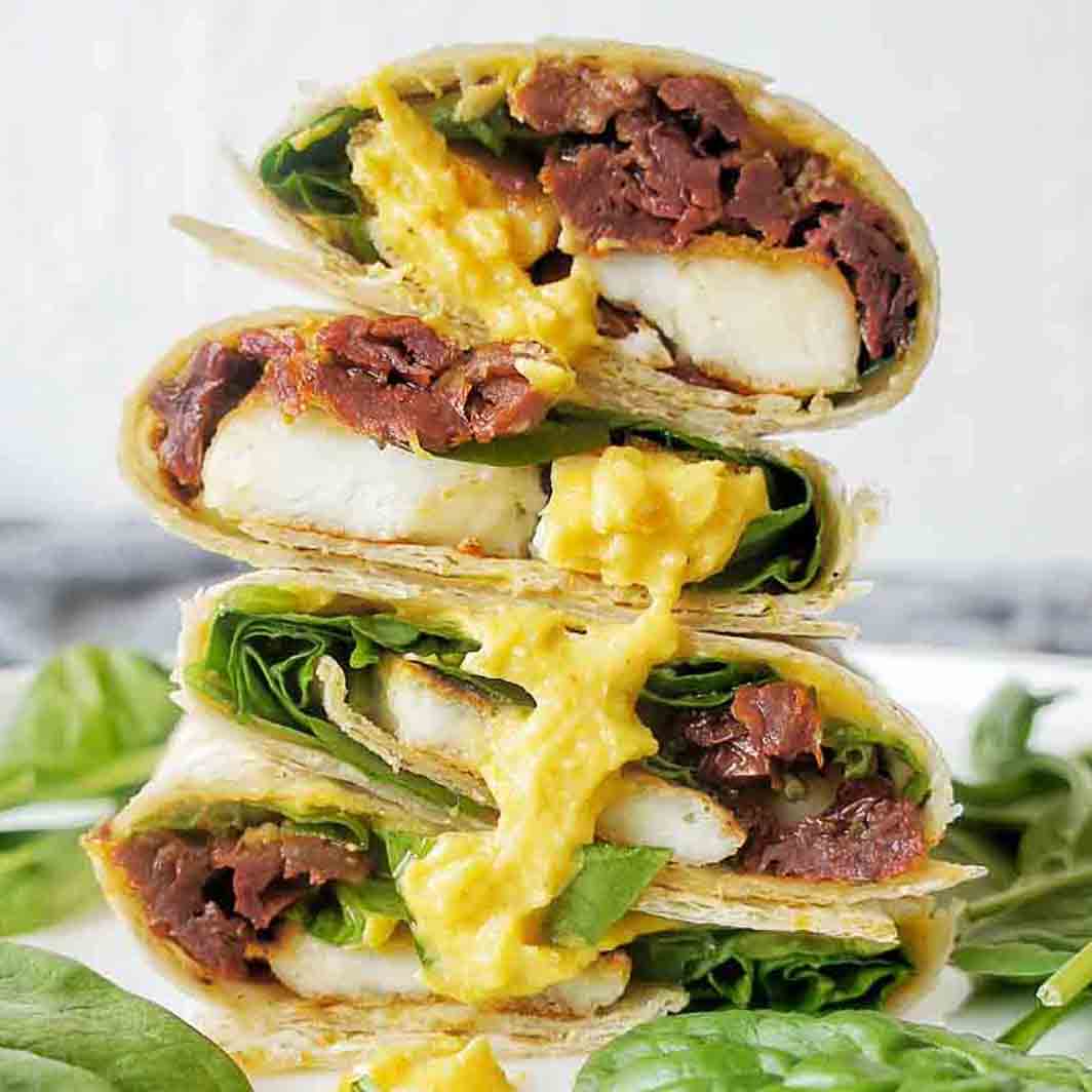Haloumi Wrap - Sweet Caramel Sunday