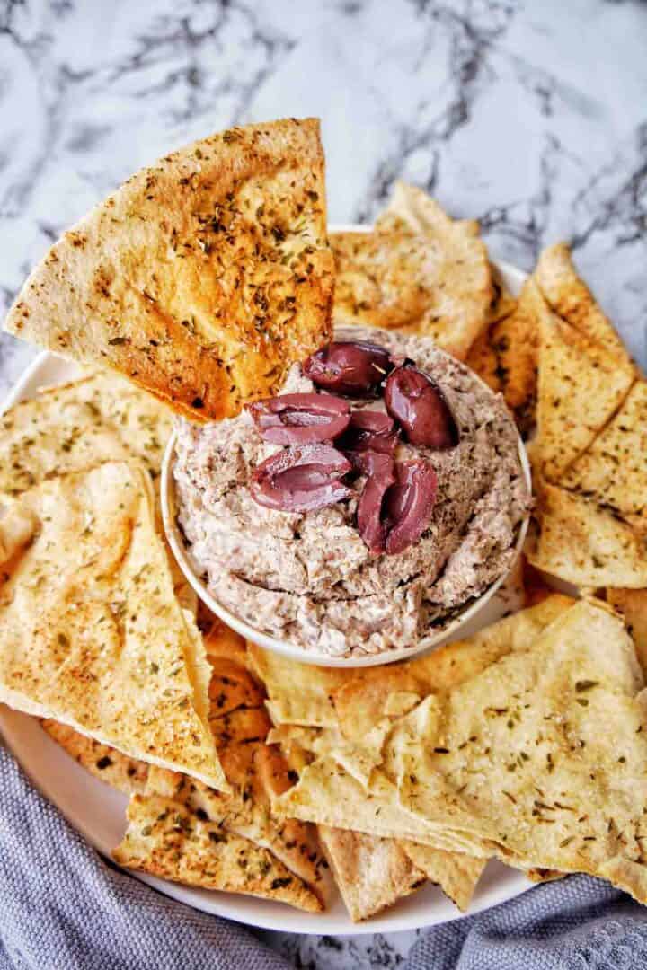 Kalamata Olive Dip (with 5 easy ingredients!) | Sweet Caramel Sunday
