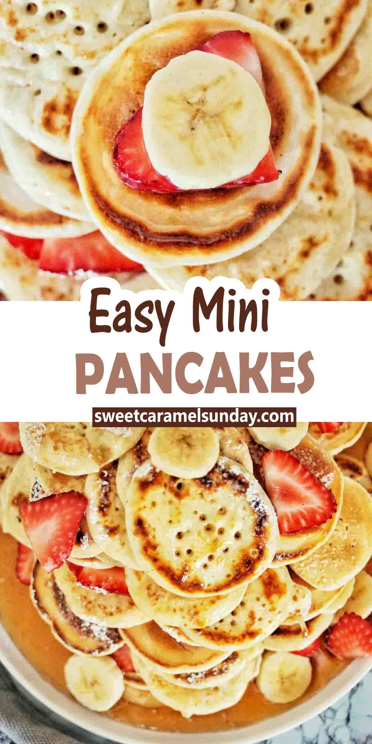 Mini Pancakes - Sweet Caramel Sunday