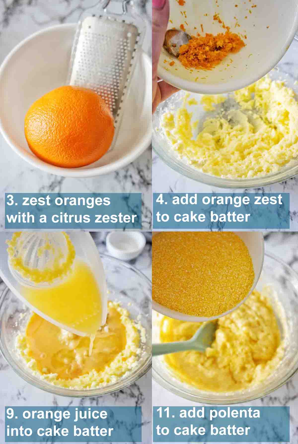 Orange Polenta Cake | Sweet Caramel Sunday