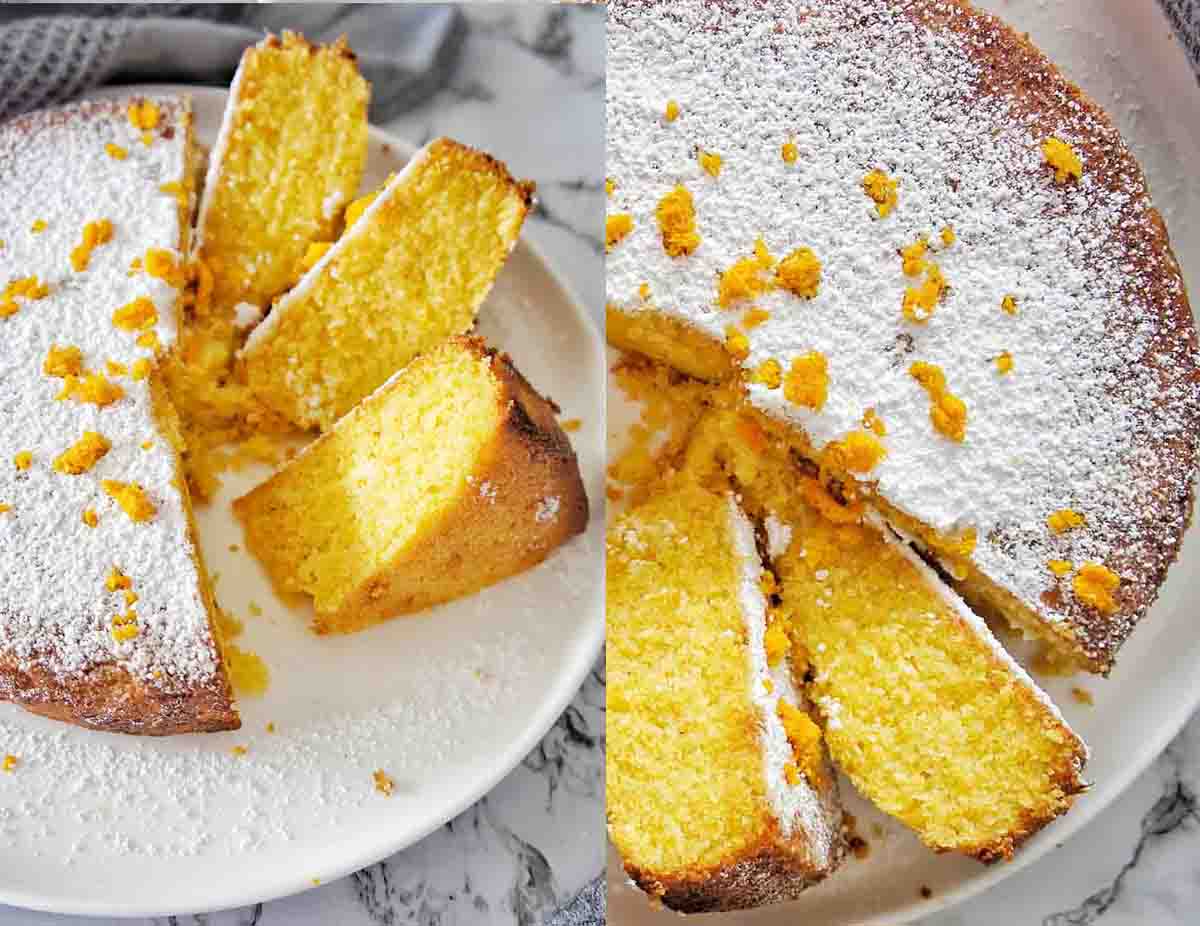 Orange Polenta Cake | Sweet Caramel Sunday