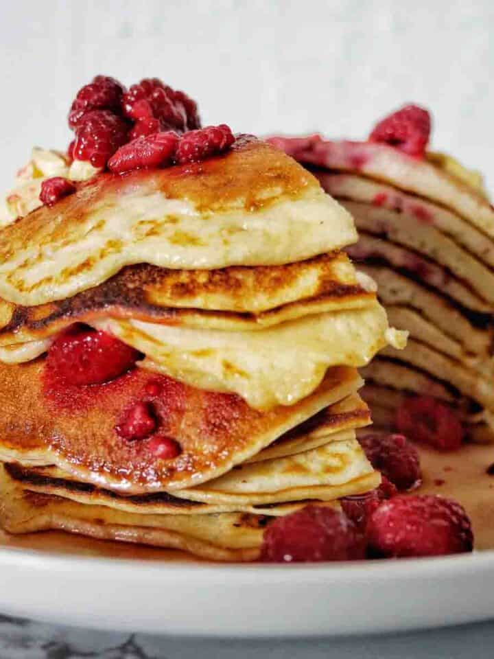 Marshmallow Pancakes - Sweet Caramel Sunday