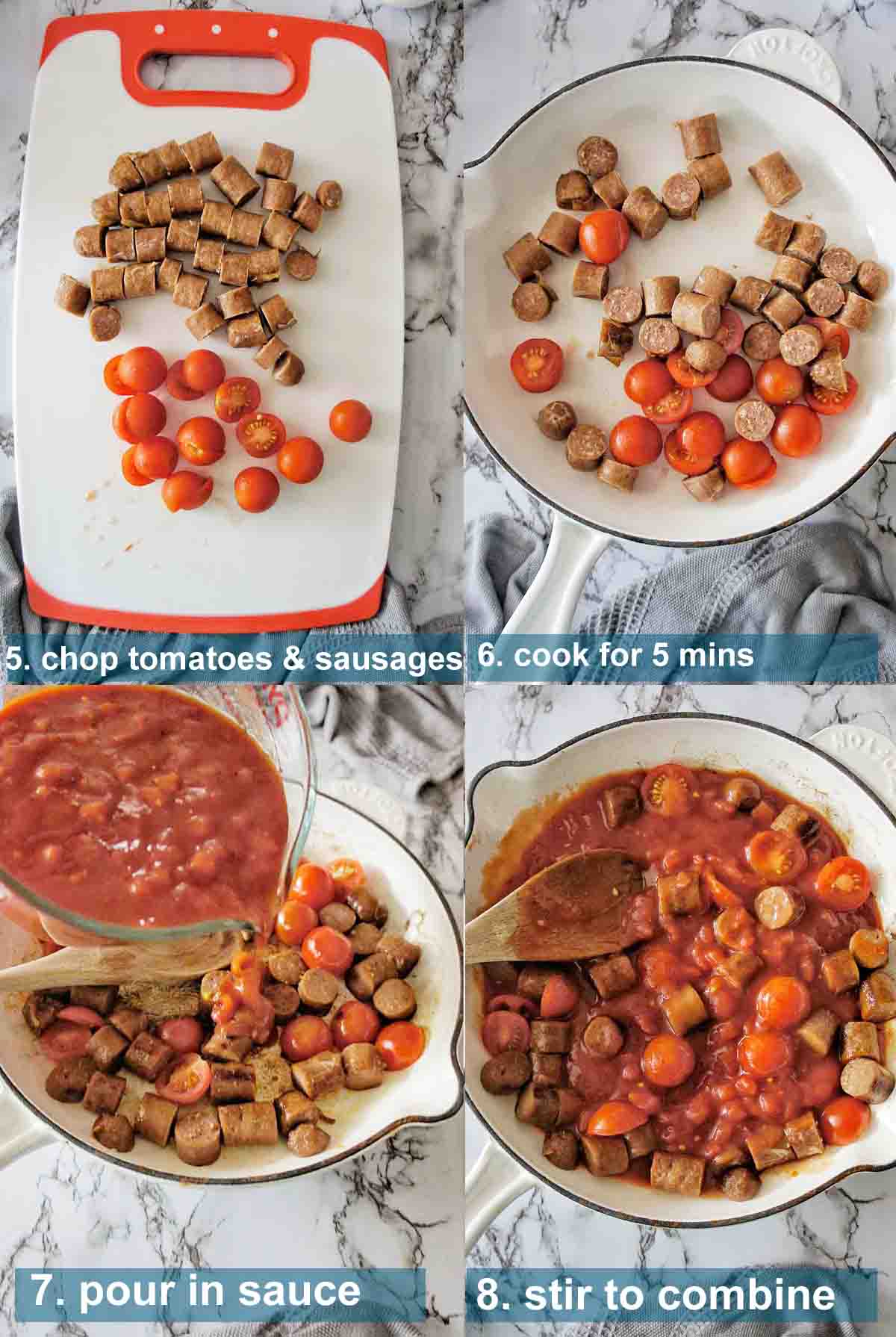 Sausage Spaghetti | Sweet Caramel Sunday