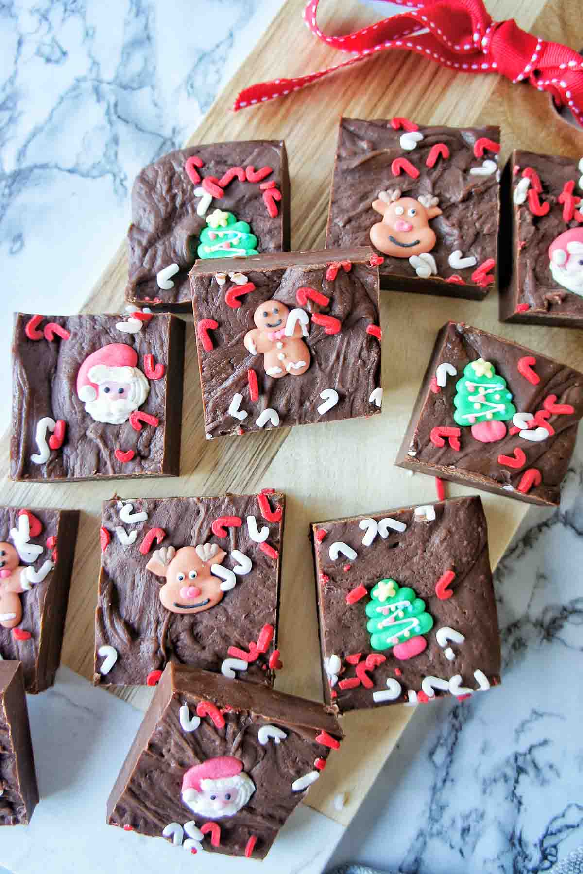 Slow Cooker Christmas Fudge | Sweet Caramel Sunday