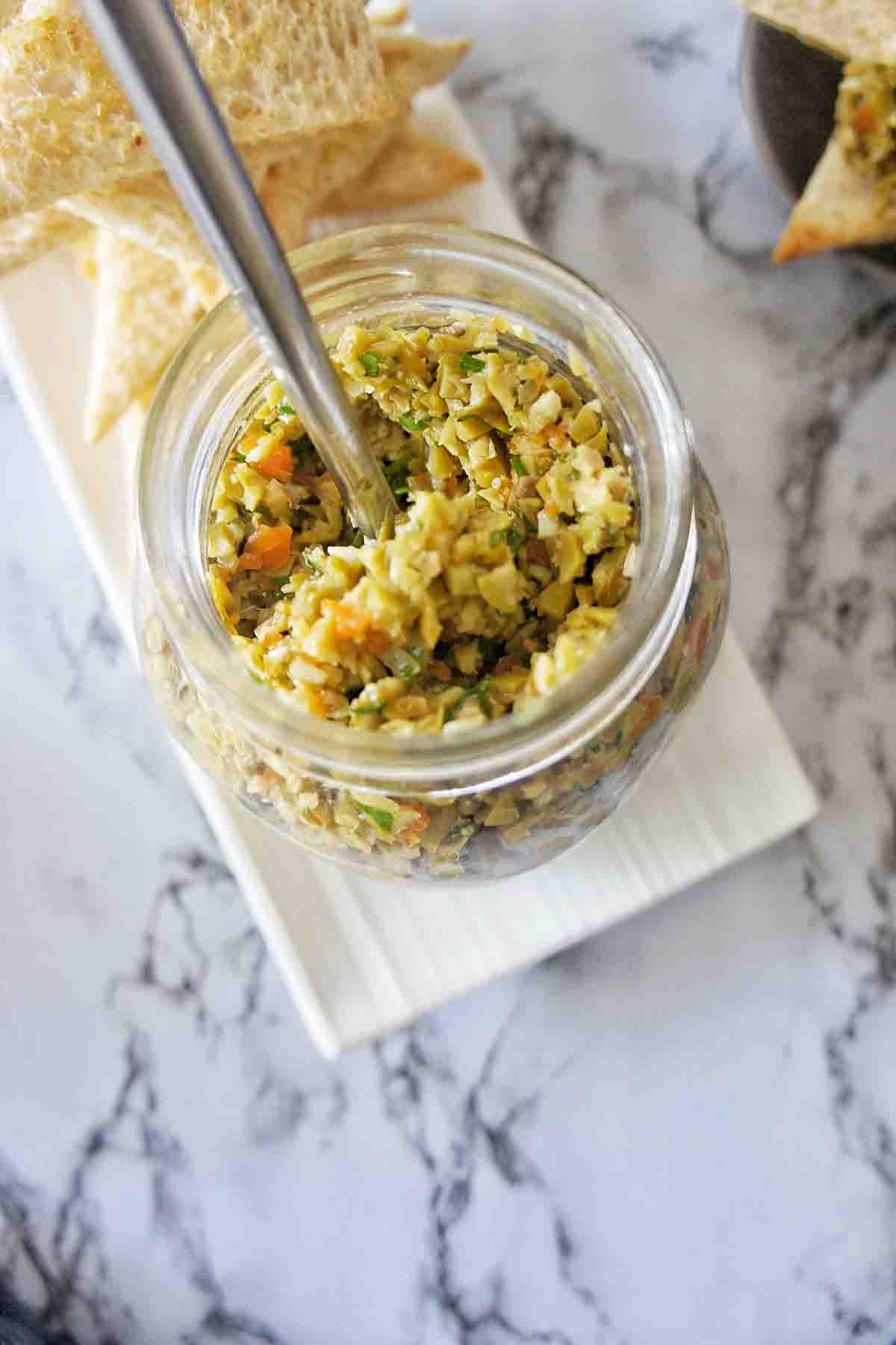 Spicy Olive Tapenade | Sweet Caramel Sunday