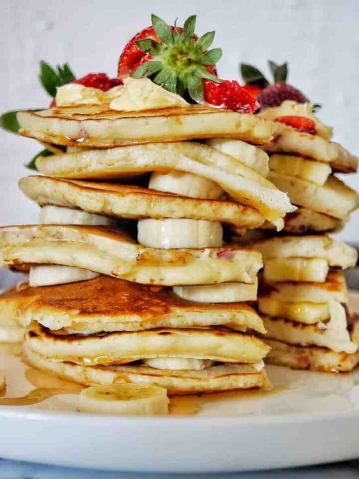 Marshmallow Pancakes - Sweet Caramel Sunday